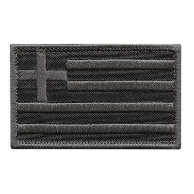 Greece Greek Hellas flag 2x3 25 subdued embroidered tactical hellenic hook patch | eBay
