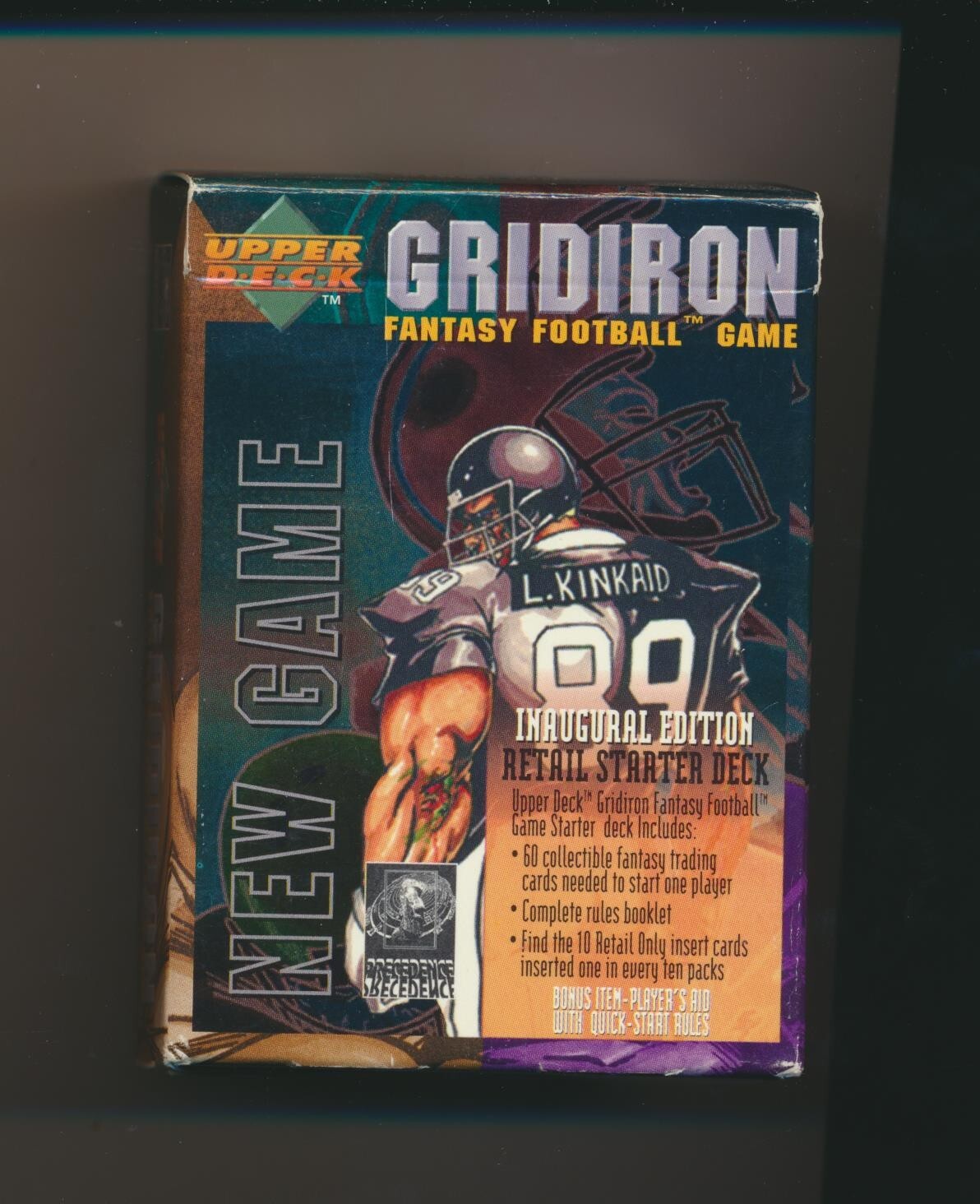 Full sealed set of 1995 Upper Deck Gridiron Fantasy Football Game ...