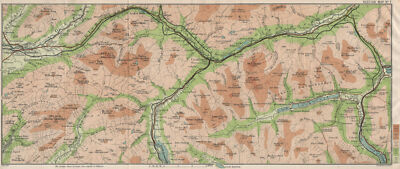 BRAES OF BALQUHIDDER. Ben Lui Dalmally Glens Falloch/Lochy/Dochart 1908 ...
