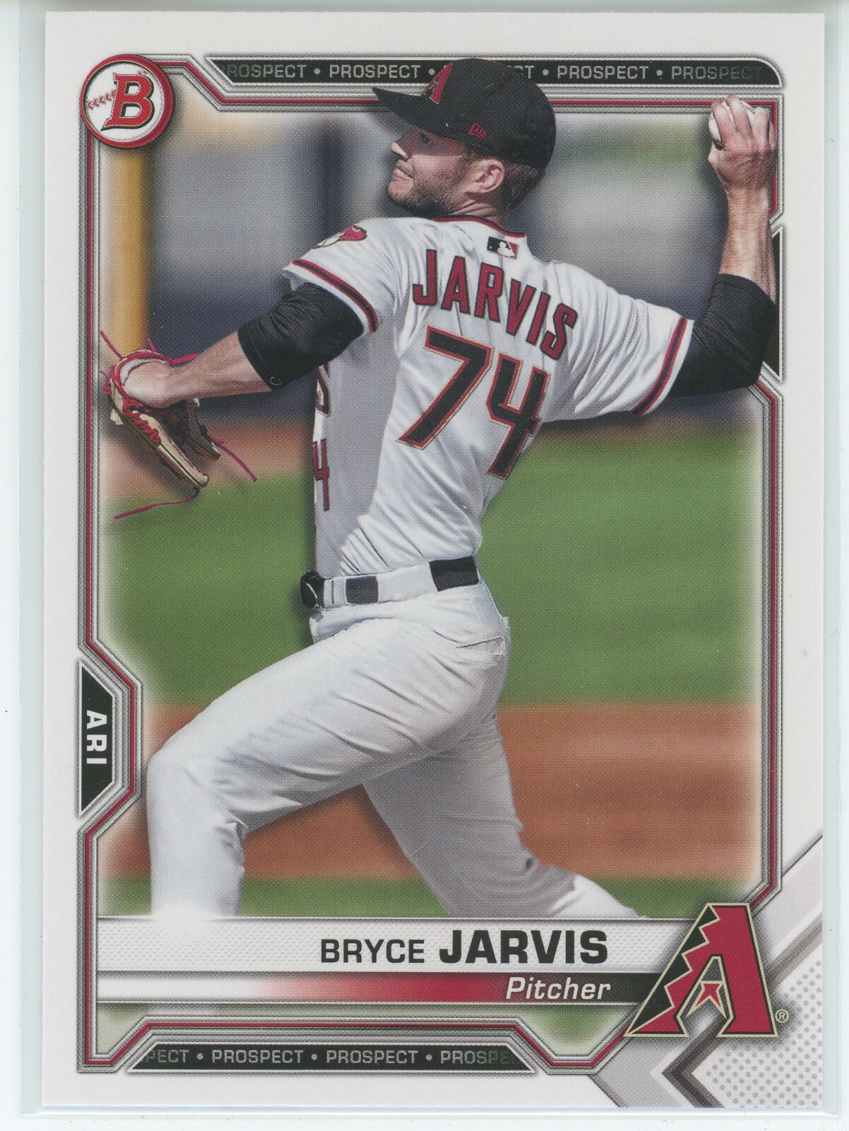 2021 Bowman Paper Prospects #BP44 Bryce Jarvis (Diamondbacks) | eBay