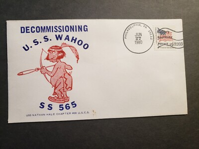 Submarine USS WAHOO SS-565 Naval Cover 1980 DECOMMISSIONED Cachet | eBay