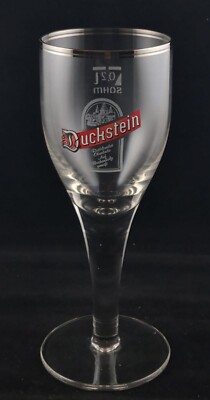 Duckstein Bierglas 0,2 l, Doppelsilberrand, Bar, Gastro, Neu | eBay.de