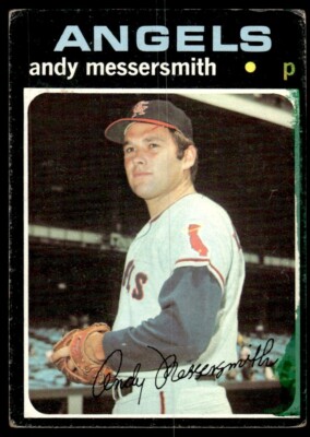 1971 Topps Baseball Card Andy Messersmith California Angels #15 | eBay