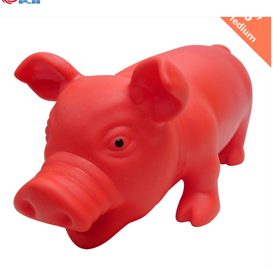 Squeeze Me Piggie Small with Sound Animolds Squeeze Toys 6" | eBay