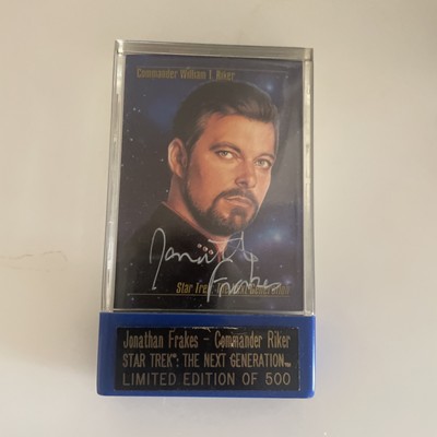 Jonathan Frakes Signed '93 Star Trek Master Series TNG #285/500 William ...