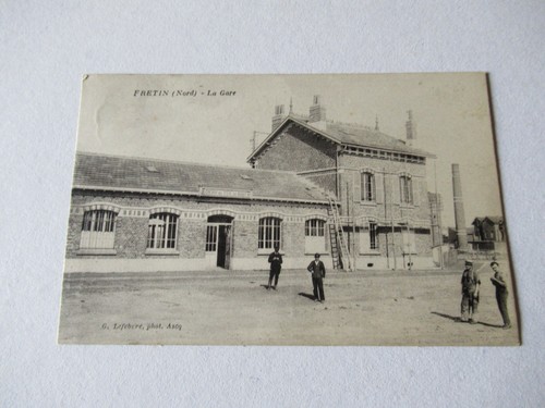 Carte postale ancienne La Gare Fretin (Nord 59) | eBay