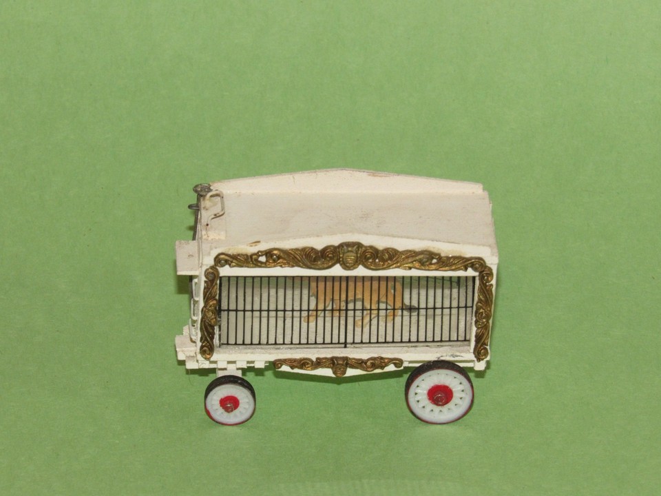 Simmons ho scale CIRCUS LION CAGE WAGON for Model Train Layouts ...