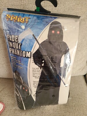 SPIRIT FADE IN OUT PHANTOM HALLOWEEN CHILD COSTUME SIZE LARGE 12/14 | eBay