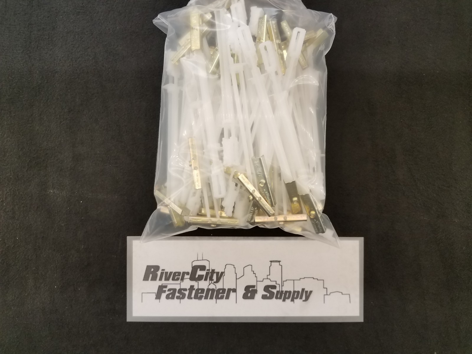 (50) Toggler Snap Toggle BA 3/16" Heavy Duty Strap Toggle Bolts Anchor ...