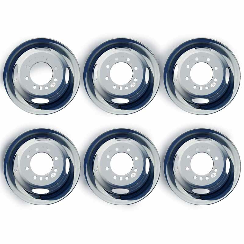 16" 🔥 Set of 6 Steel Dually Wheels for 1985-1997 FORD F350 OEM Quality ...
