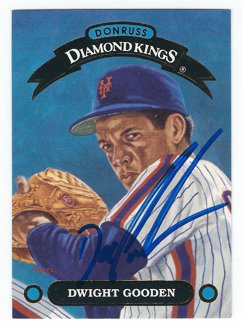 Signed DOC GOODEN 1992 Donruss Diamond King Card # 15 - COA | eBay