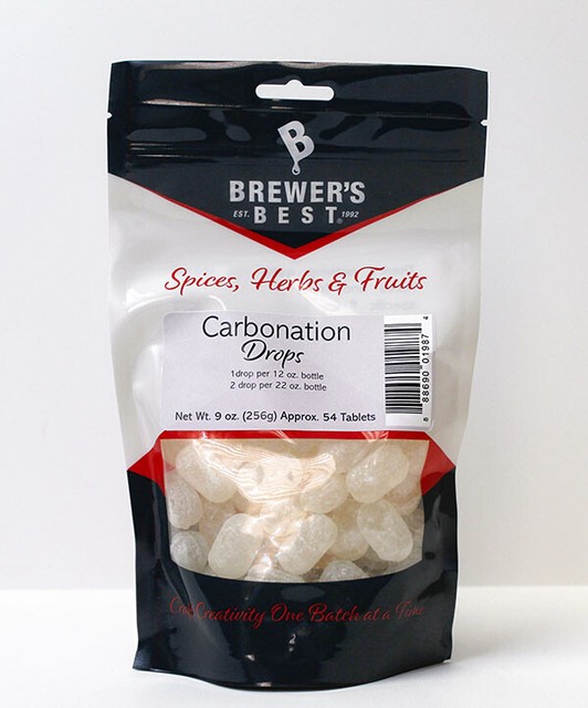 Carbonation Drops Brewers Best Priming Sugar Tablets Carbonate Soda ...