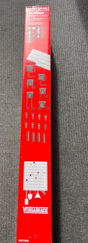 CRAFTSMAN Versatrack Garage Storage System, Storage Rail with 20 Piece ...