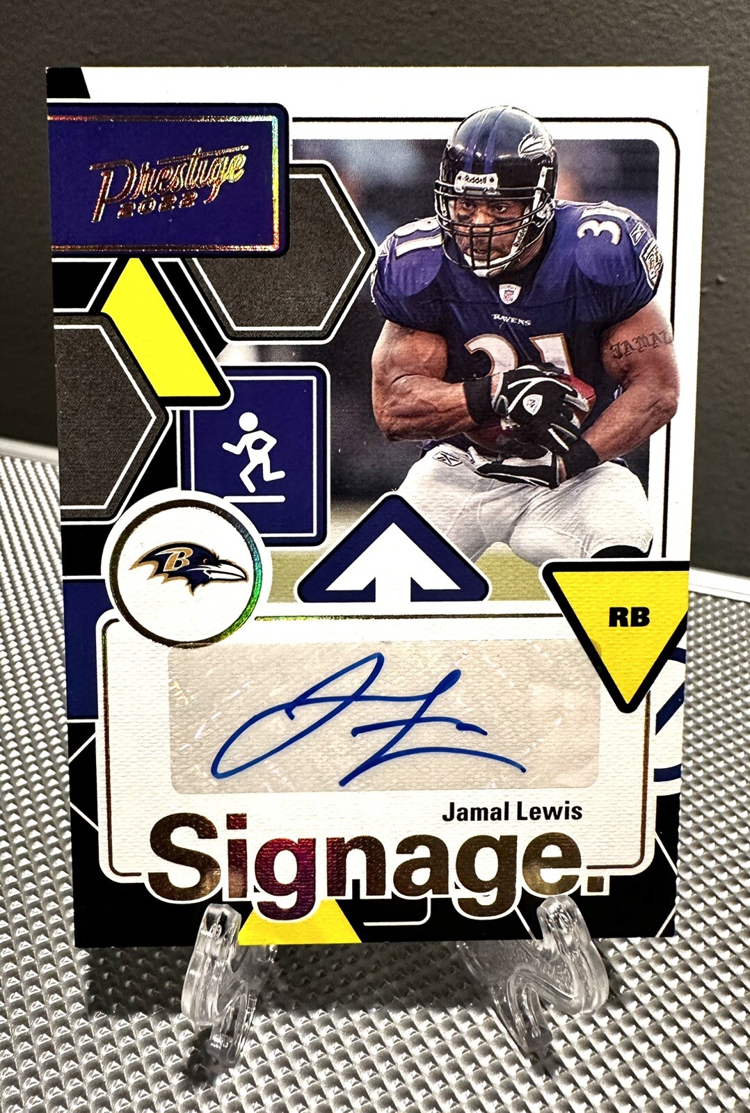 2022 Prestige JAMAL LEWIS Auto Legend Signature Signage🔥Baltimore ...