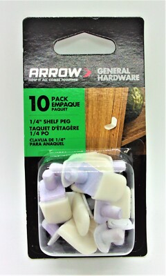 ARROW 160493 Shelf Peg, 10 pk | eBay