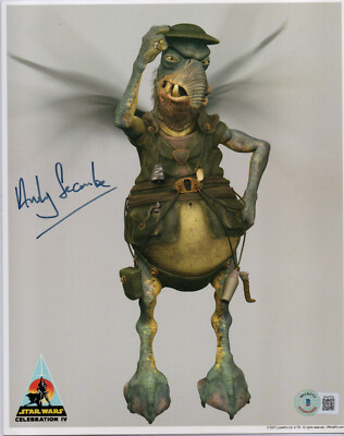 ANDY SECOMBE SIGNED AUTOGRAPHED 8x10 PHOTO WATTO VOICE STAR WARS ...