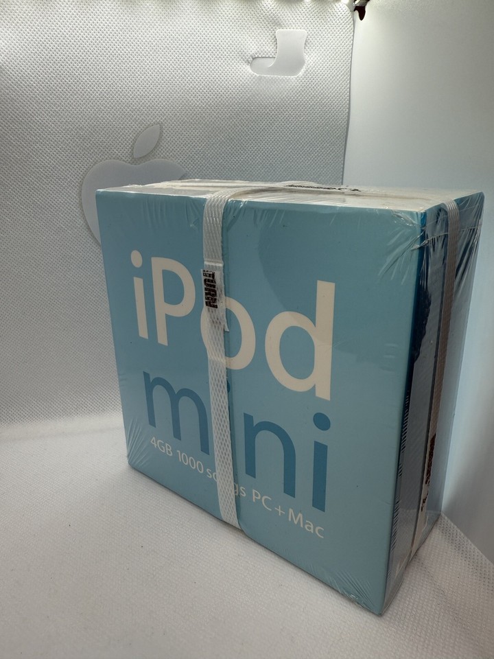 Apple Ipod Mini 2. Generation 4GB Blue Sealed New Collector Mp3 Player ...
