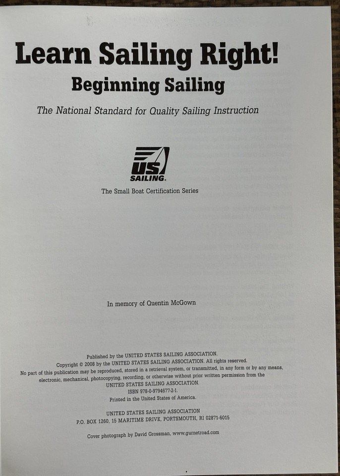 Learn Sailing Right Beginning Sailing US Sailing Small Boat ...
