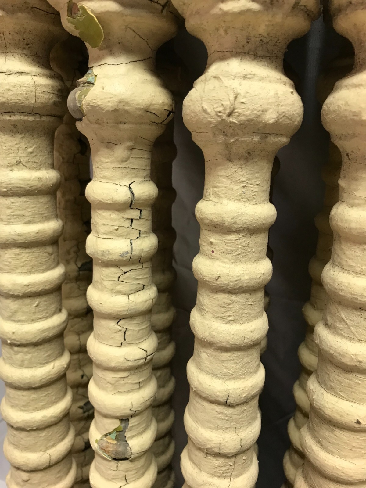 Vintage Lot 35 Turned Shabby Tan 2x22 Exterior Porch Spindles Chic Old ...