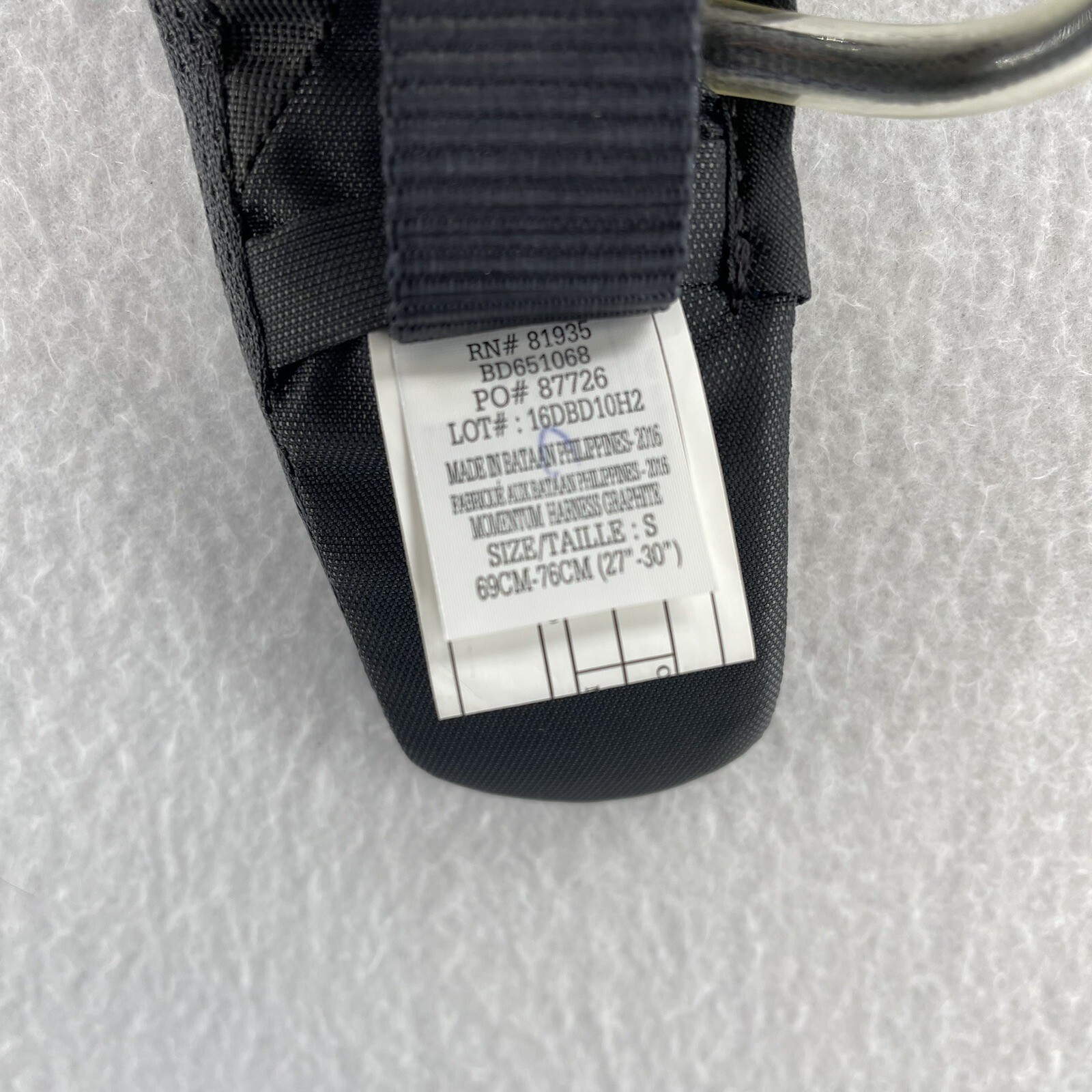 Black Diamond Bod Sit Type C Harness Large Climbing Rappelling W/tag ...