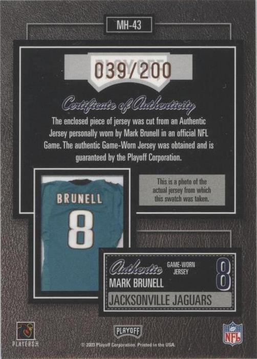 2003 Playoff Hogg Heaven Mark Brunell #MH-43 for sale | eBay