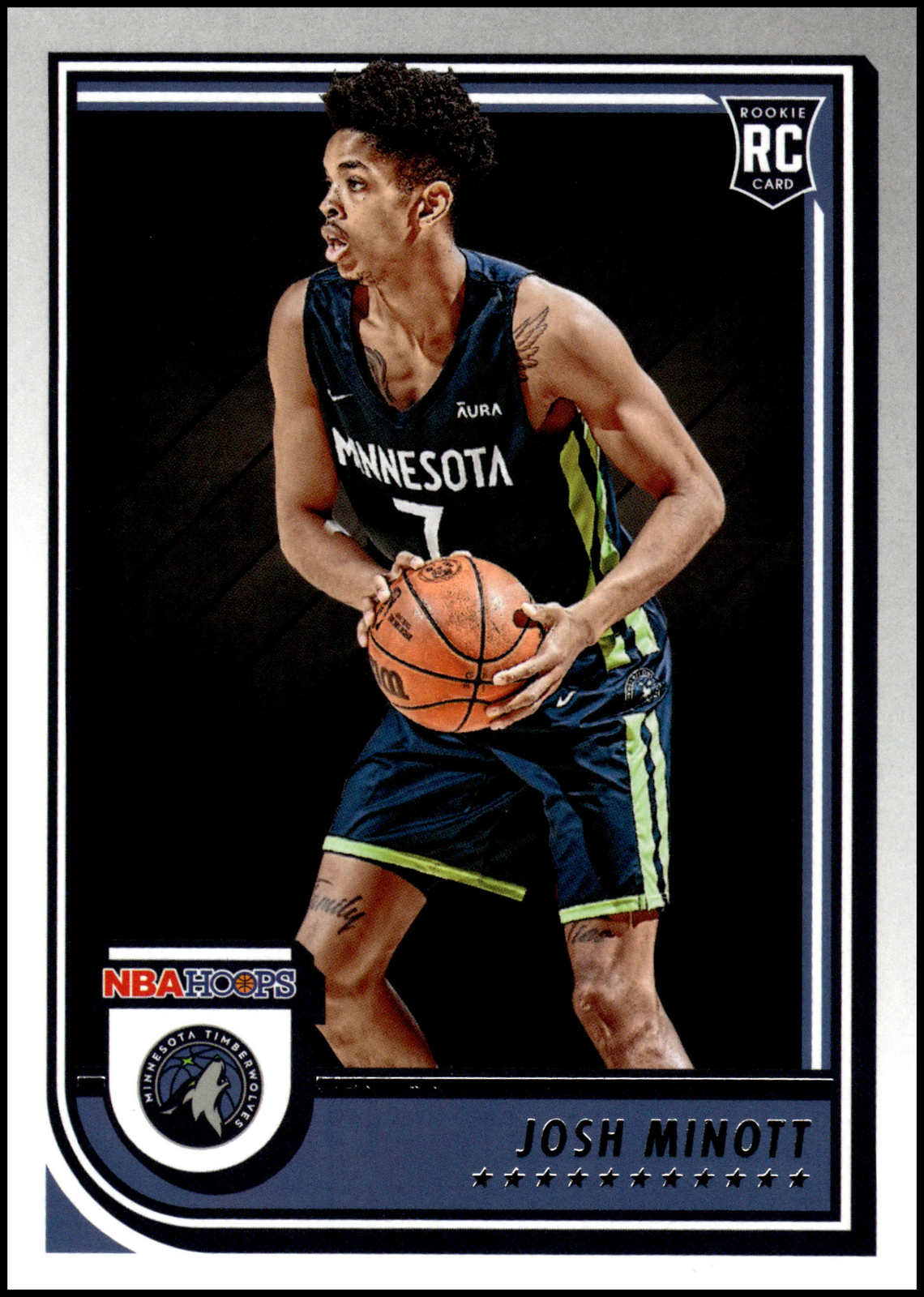 2022-23 Panini NBA Hoops #278 Josh Minott Rookie Rc Minnesota ...