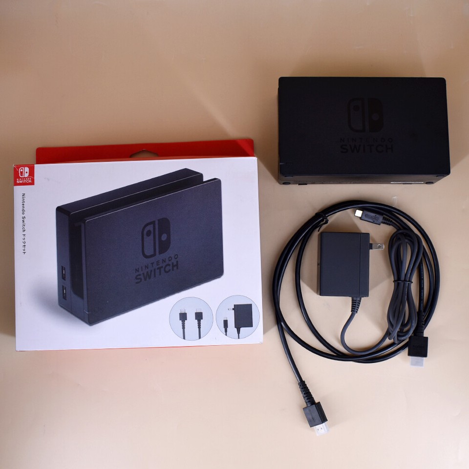 Original Nintendo Switch Charging Dock + AC Adapter Power Cable + HDMI ...
