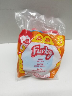 Vintage 2000 McDonald's Furby #8 Cow Plush Collectible Happy Meal Toy ...