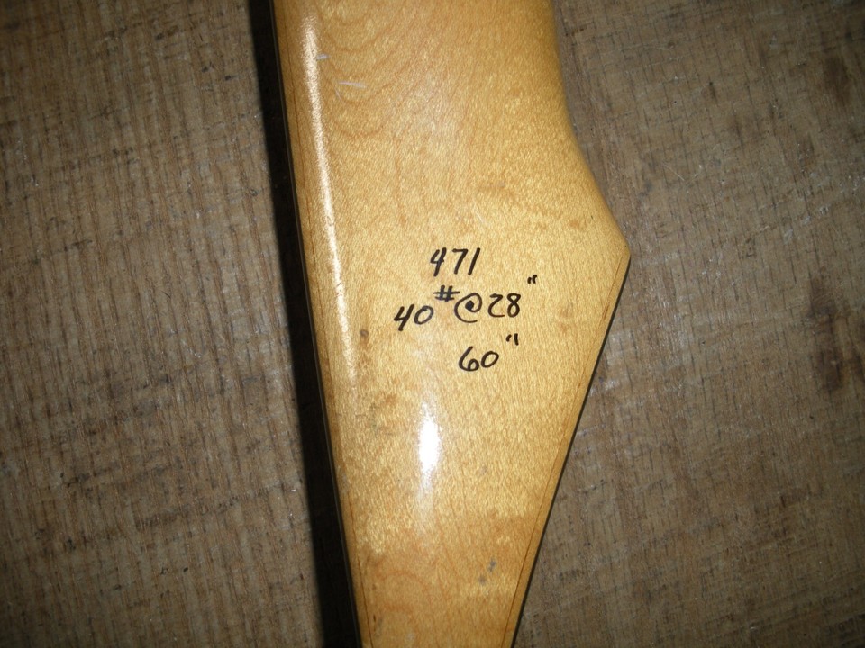 Vintage Blackhawk Short Bee Recurve Bow 40# 60" 28” | eBay