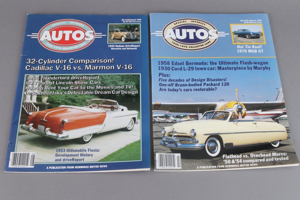 Special Interest Autos Magazine 1988 You get 4 issues | eBay