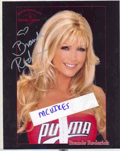 Brande Roderick SEXY Autographed Ssigned 8x10 Photo COA #4 Puma Girl | eBay