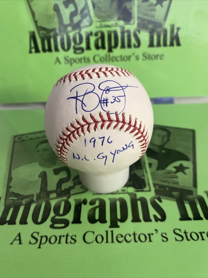 Randy Jones Autographed Baseball 1976 Cy young San Diego Padres ...