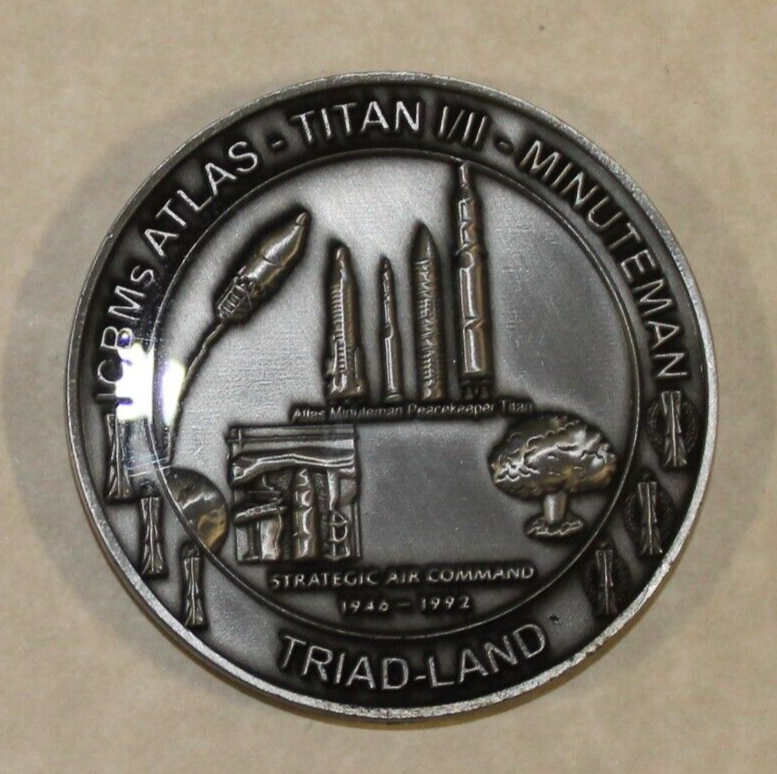 Strategic Air Command SAC ICBMs Nuclear Missile Air Force Challenge ...