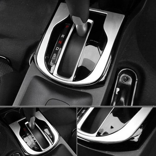 ABS Chrome Car Central Console Gear Lever Box Panel Cover Trim ...