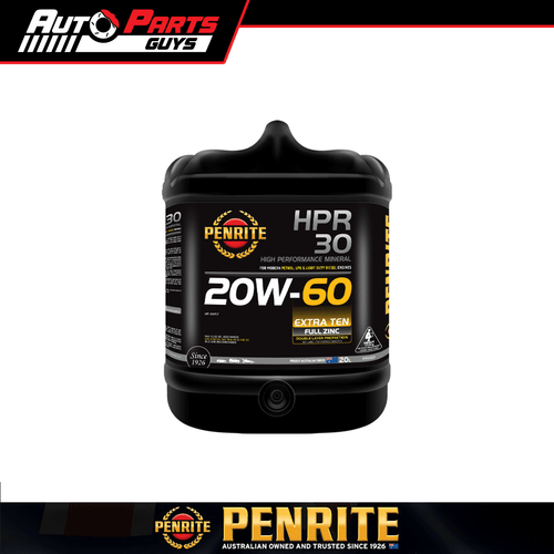 Penrite HPR 30 20W-60 Mineral Engine Oil 20L | HPR30020 | eBay