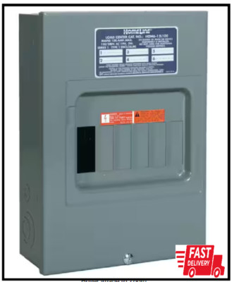 100 Amp Indoor Main Lug Load Center 6 Space 12 Circuit Electrical Sub ...