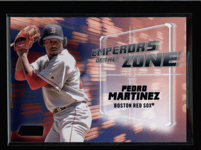 PEDRO MARTINEZ 2019 STADIUM CLUB #EZ-2 EMPERORS OF THE ZONE BLACK #/99 ...
