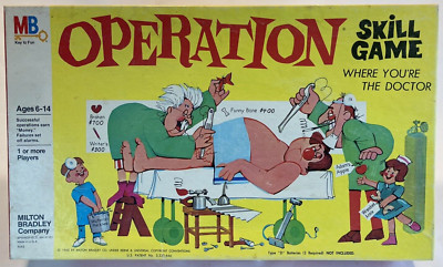 Operation Skill Game w/ Controversial Cigarette Smoking Doctor Re-Issue ...