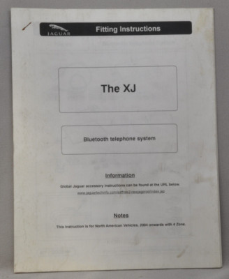 Jaguar 2004 XJ Range Bluetooth Telephone System Information | eBay