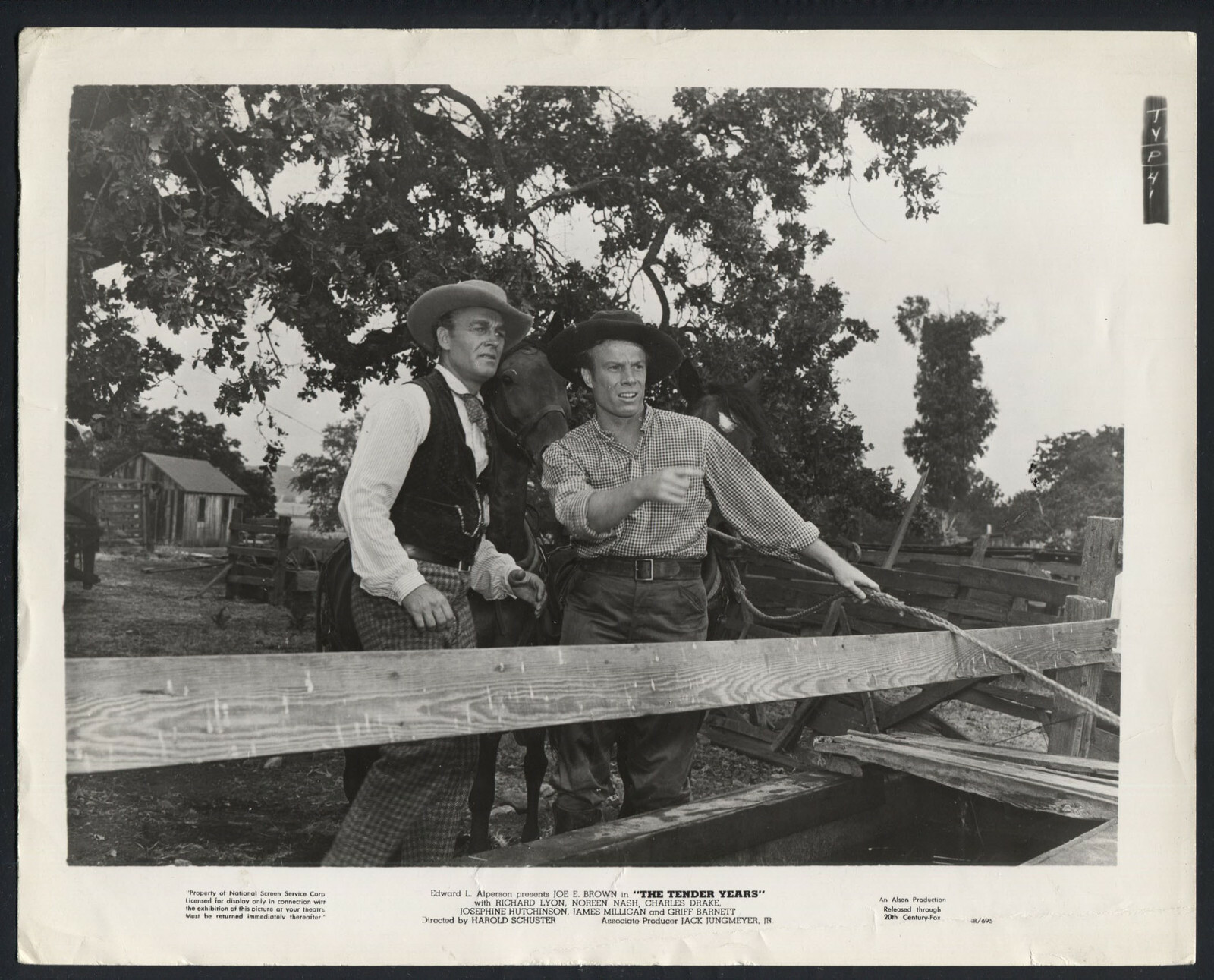 The Tender Years ’48 JAMES MILLICAN JIMMIE DODD FENCE | eBay