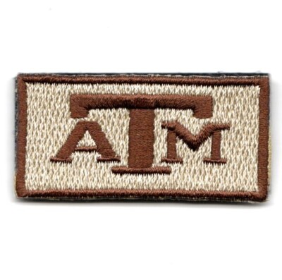 FSS TEXAS A&M AGGIES FLIGHT SUIT SLEEVE EMBROIDERED DESERT HOOK & LOOP ...
