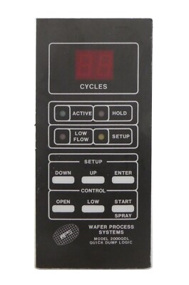 Wafer Processing - Quick Dump