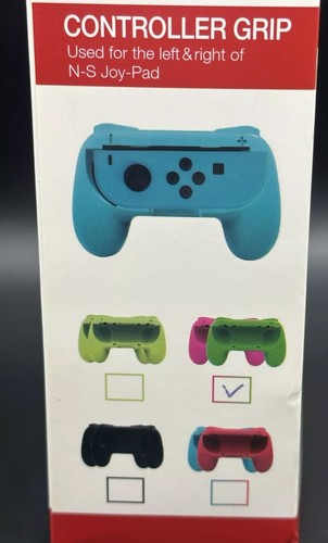 Nintendo Switch | Joy-con Controller grip | Green And Pink Neon Colors ...