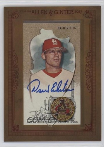 2023 Topps Allen & Ginter Framed Mini Auto David Eckstein #MA-DEC Auto ...