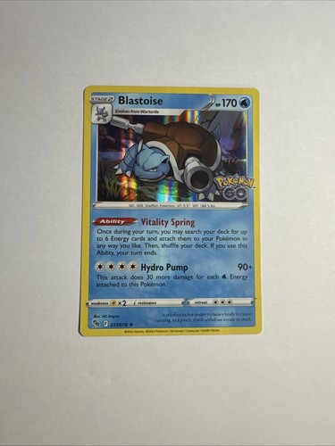 Blastoise 017/078 Pokémon GO Holo | eBay