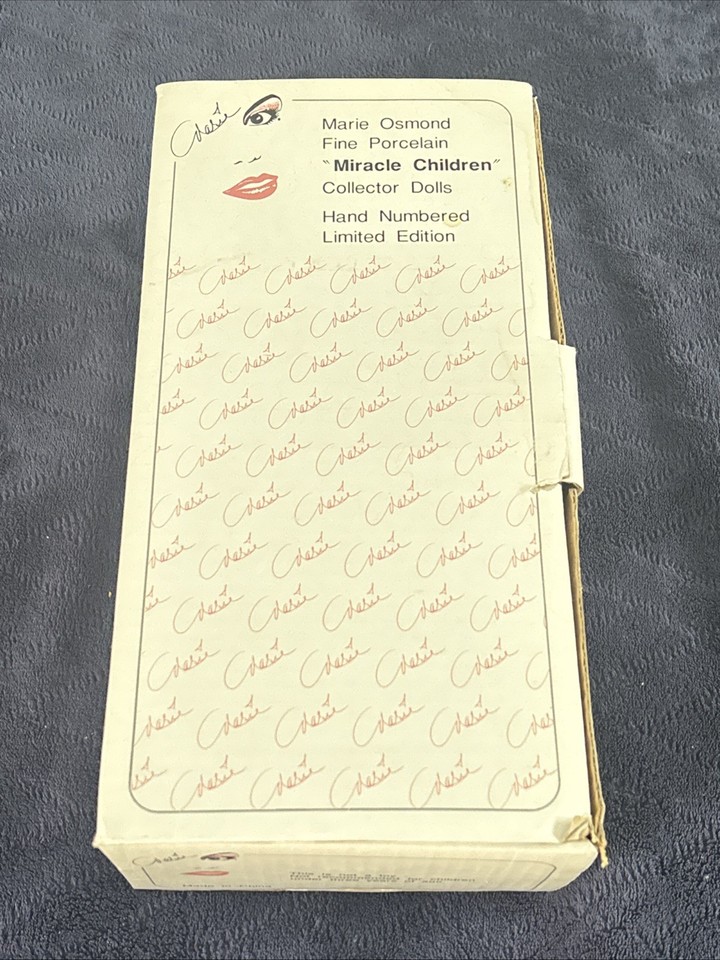 Marie Osmond Doll MARTA, Hospital Candy Striper Girl 11” Miracle ...