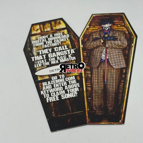 Blaze Ya Dead Homie Casket Factory Flyer Card 4.25x5.5” insane clown ...