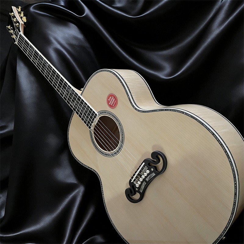 Factory Acoustic Guitar J-200 Abalone Shell Fingerboard Inlay Solid ...