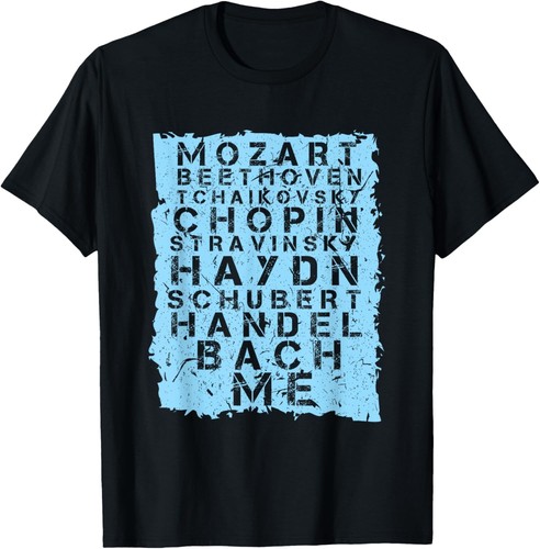 Famous Classical Music Composer Gift Musician Mozart T-Shirt | eBay