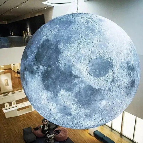 Inflatable Giant Moon Ball Earth Globe Balloon Illumination LED Solar ...